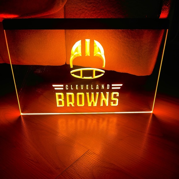 Other | Cleveland Browns Led Neon Light Sign 8x12 | Poshmark